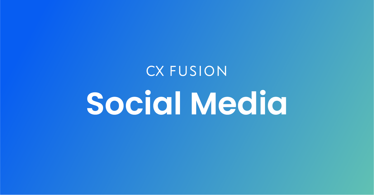Social Media Publishing with CX Fusion